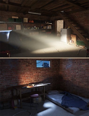 KuJ Basement | Daz 3D