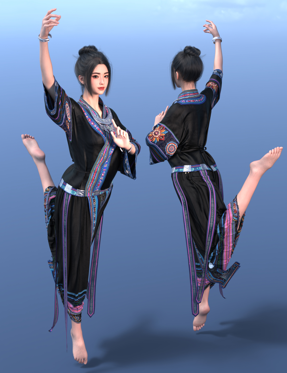 Lala Miao HD for Genesis 9 Feminine | Daz 3D