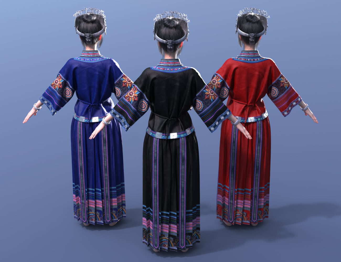 dForce Lala Miao Spirit Outfit for Genesis 9 | Daz 3D