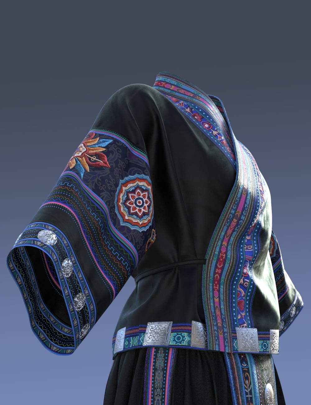 dForce Lala Miao Spirit Outfit for Genesis 9 | Daz 3D