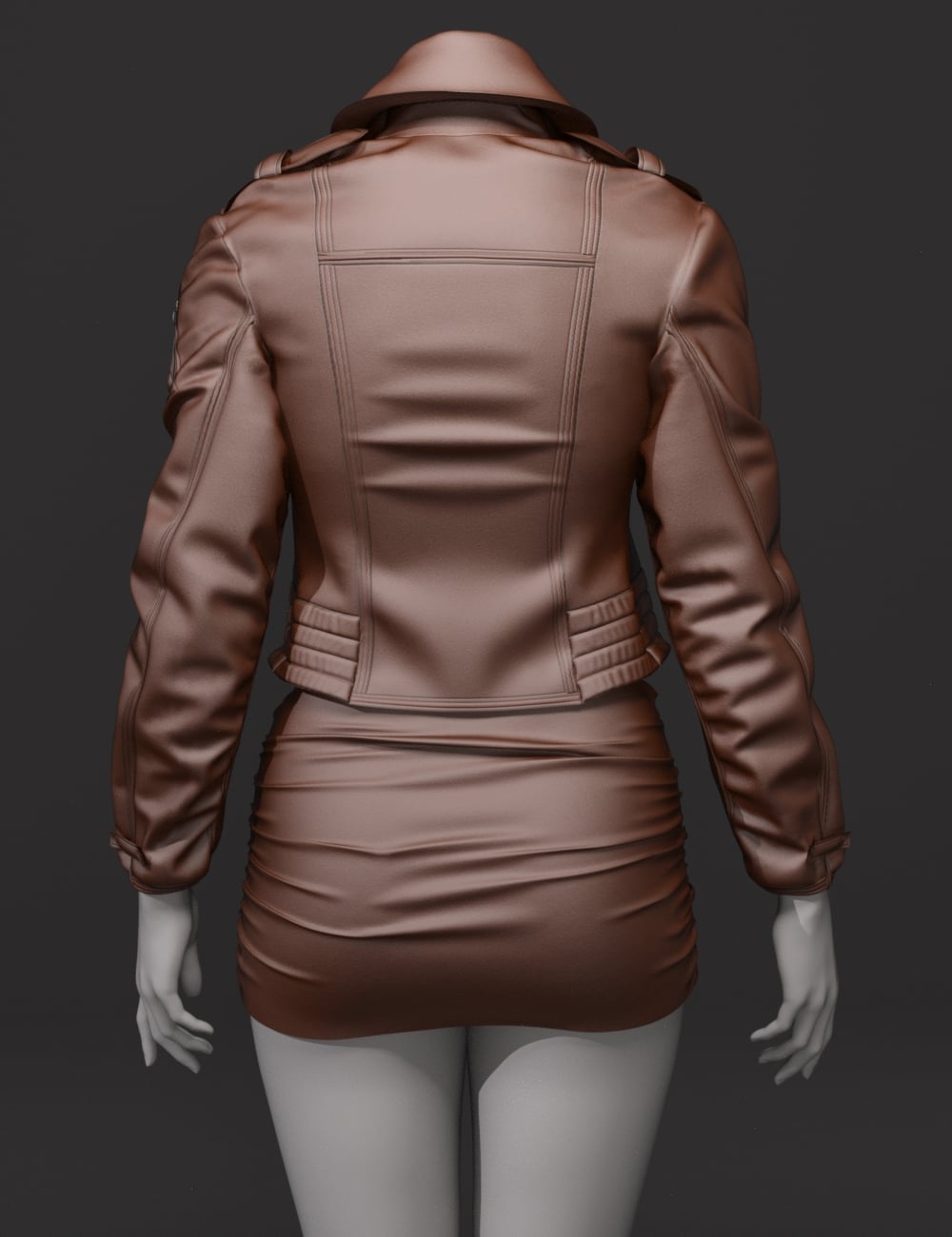 EG AJKL Leather Jacket for Genesis 9 | Daz 3D