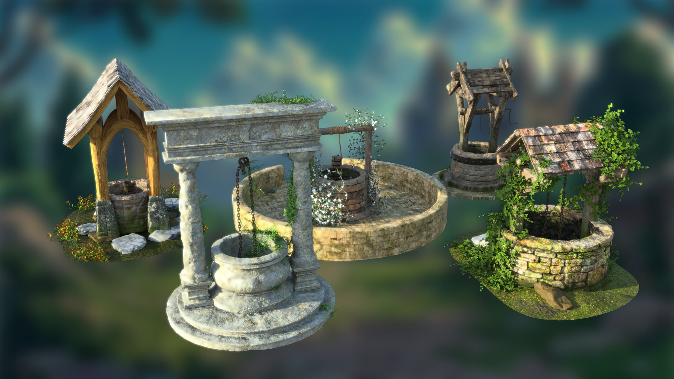 Elderstone Well | Daz 3D