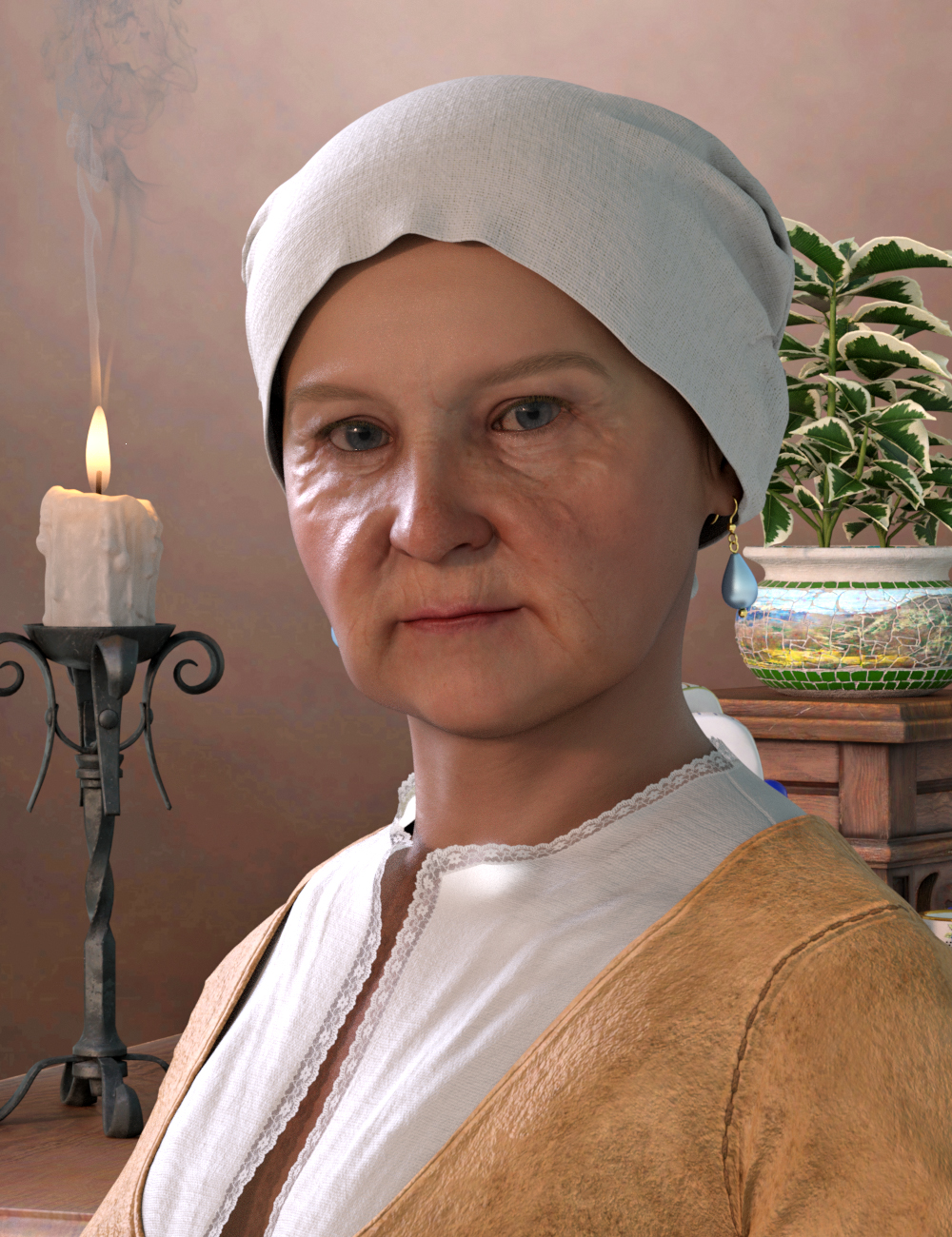 Dual-Age Olga HD for Genesis 9 | Daz 3D