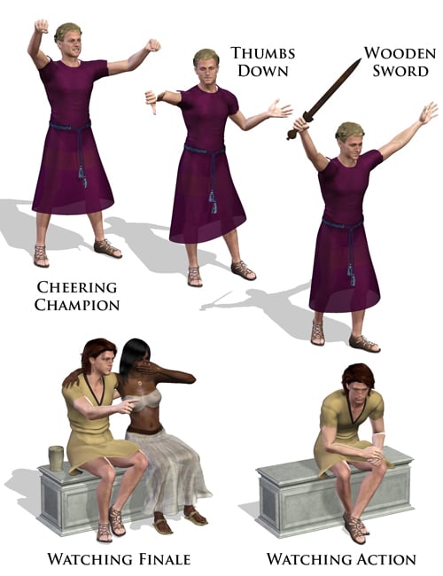 Gladiator Arena Action | Daz 3D