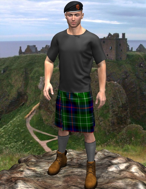 Modern Kilt | Daz 3D