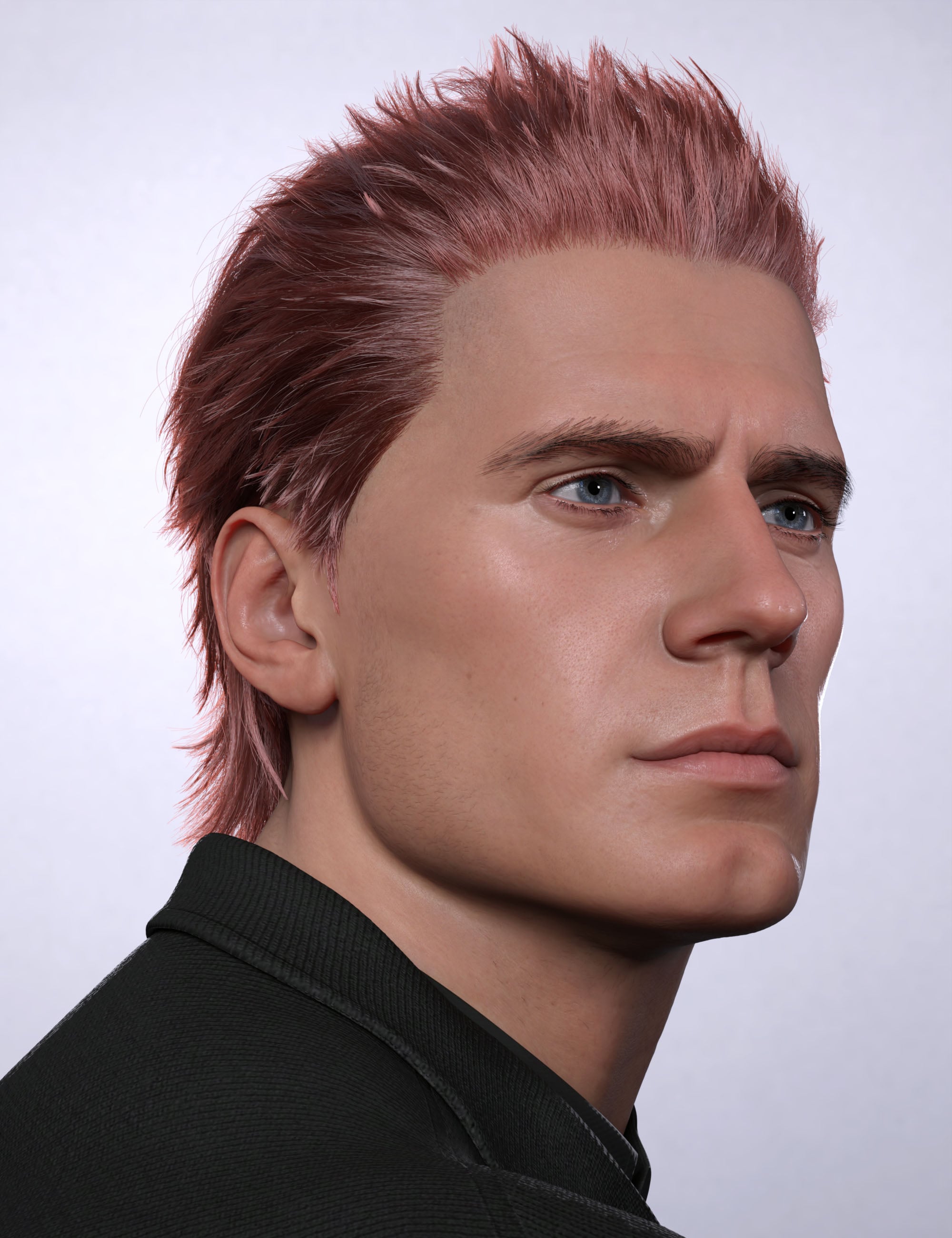 AK Edgy Hair for Genesis 9 | Daz 3D