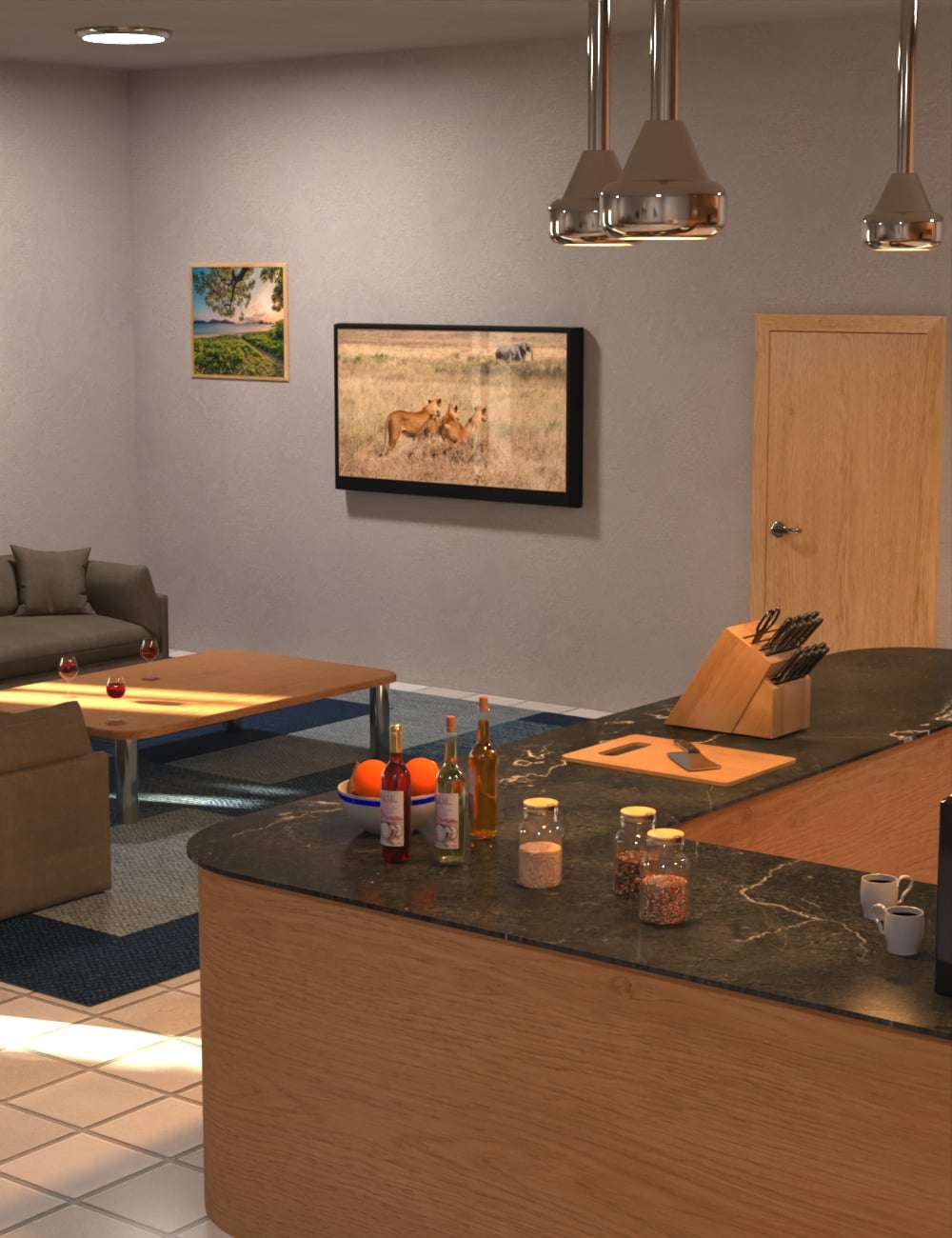 AP Modular House Bundle | Daz 3D