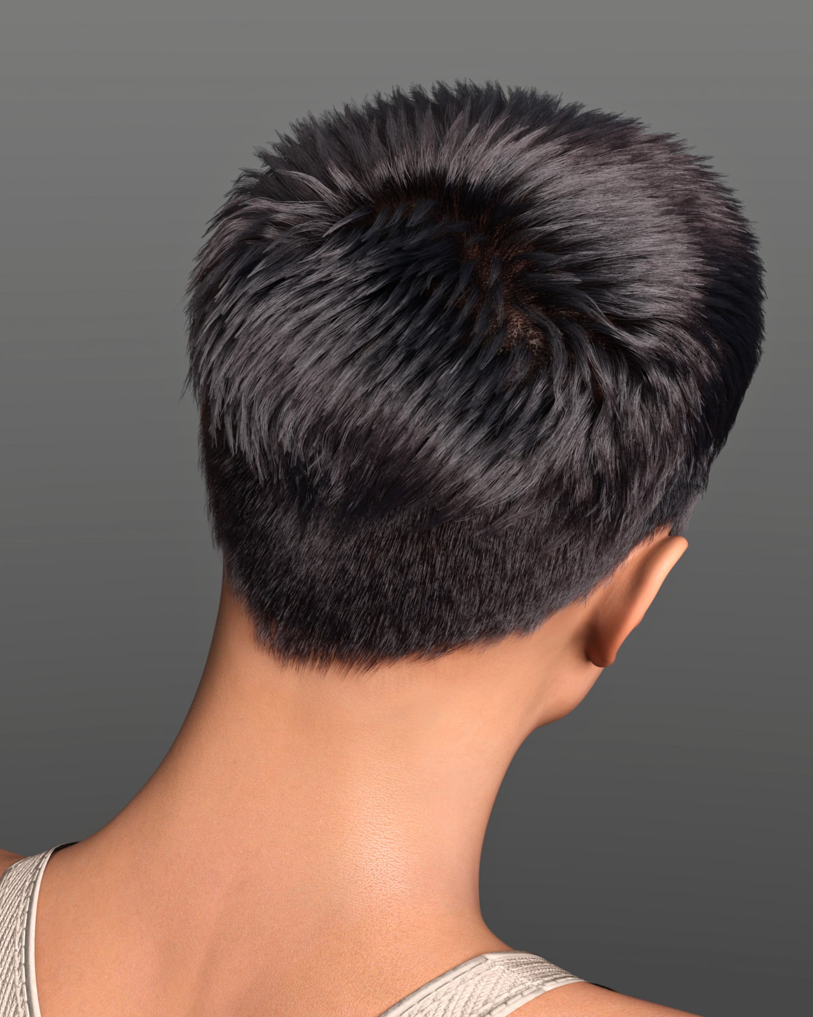 dForce Min-Su Hair for Genesis 9 | Daz 3D