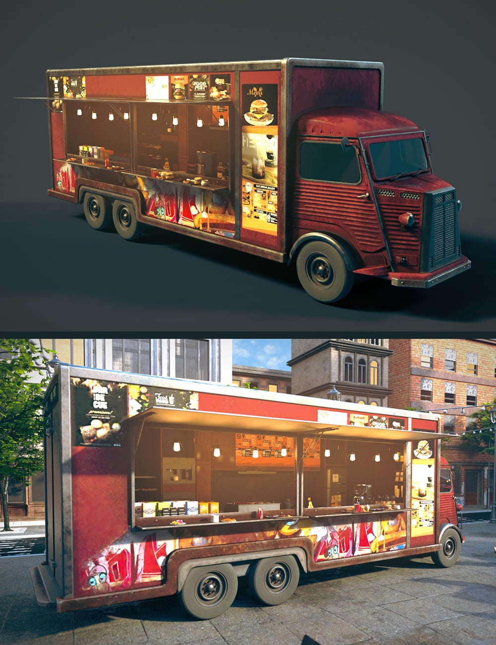 Polish Food Truck | Daz 3D