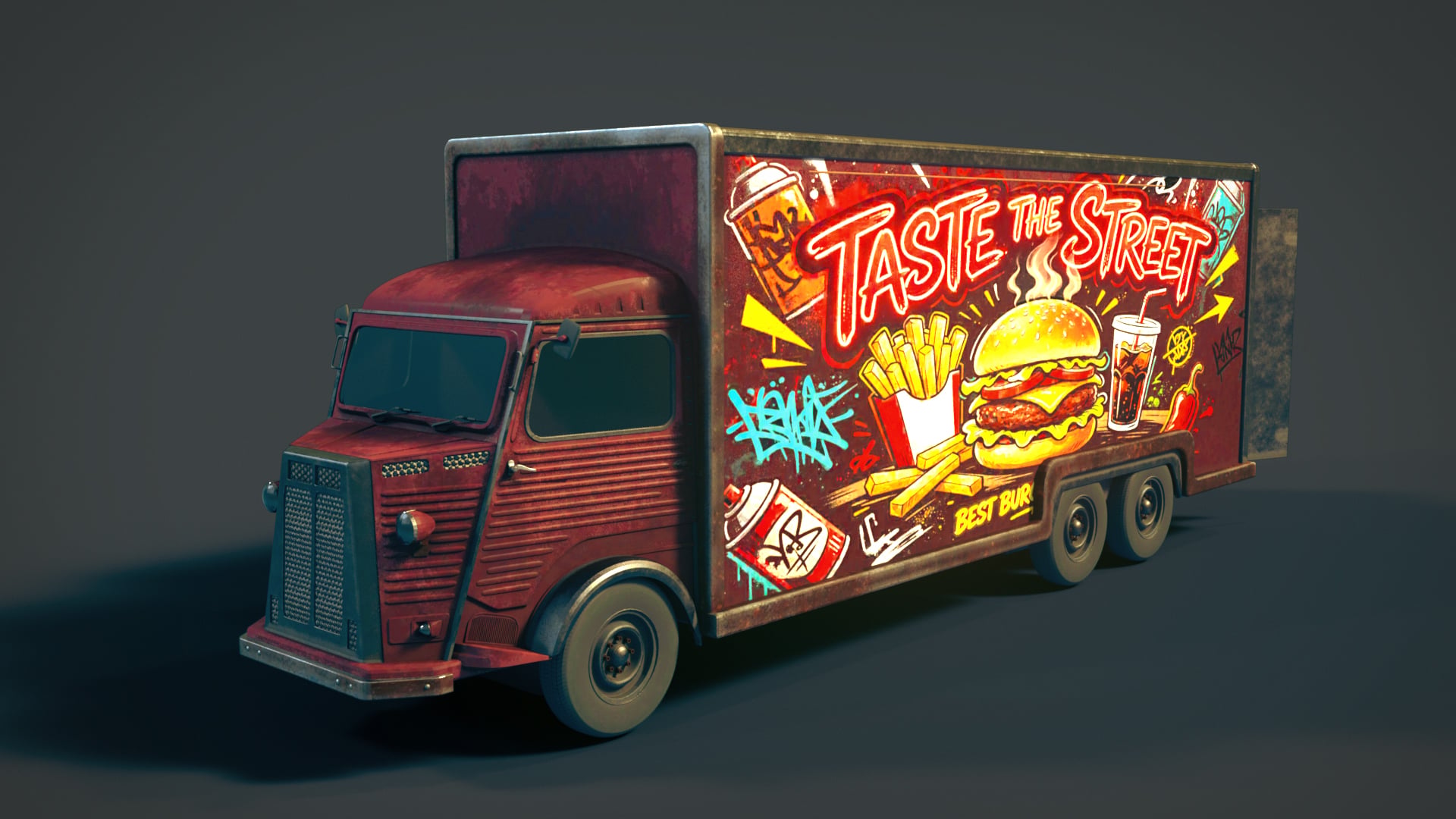 Polish Food Truck | Daz 3D