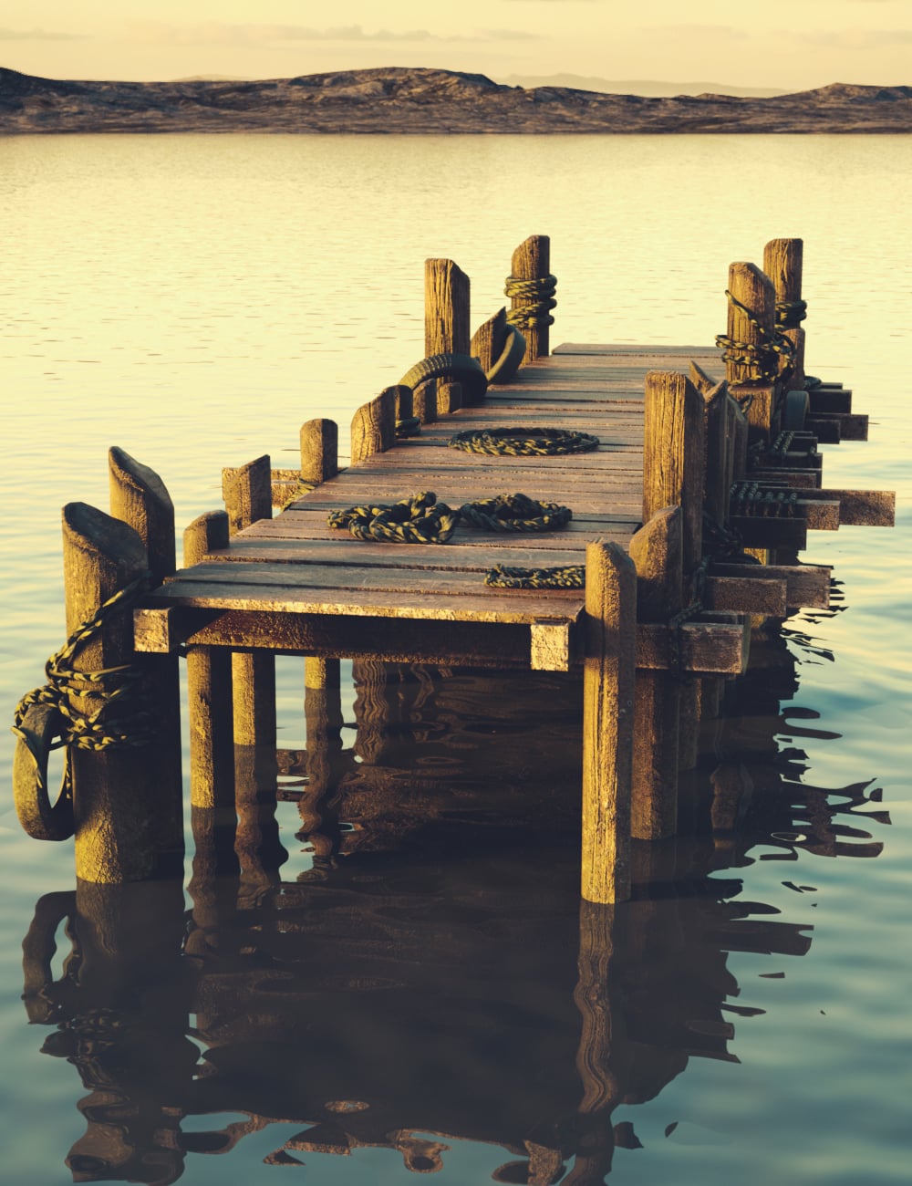 Driftwood Pier | Daz 3D