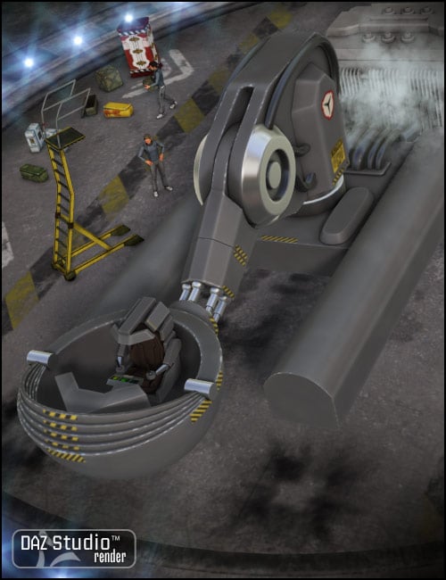 The Simulator and Cockpit | Daz 3D