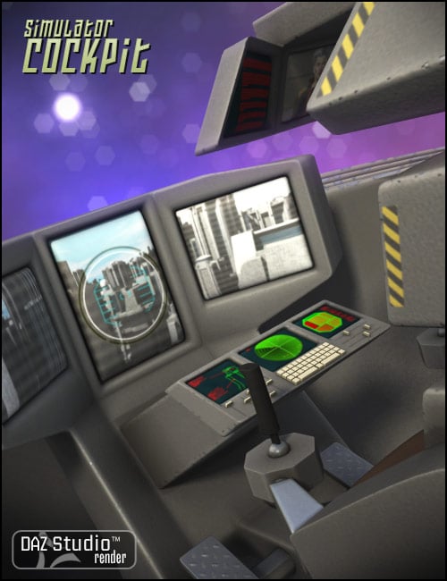 The Simulator and Cockpit | Daz 3D