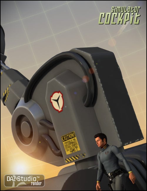 The Simulator and Cockpit | Daz 3D