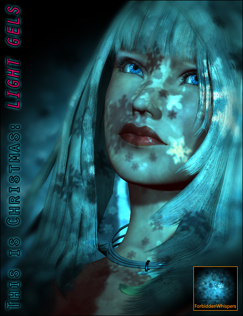 Xmas Light Gels for Poser | Daz 3D