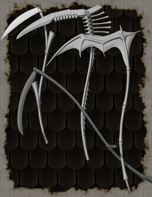Fantasy Scythes | Daz 3D