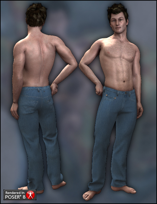 Poser Dynamic Jeans for M4 | Daz 3D