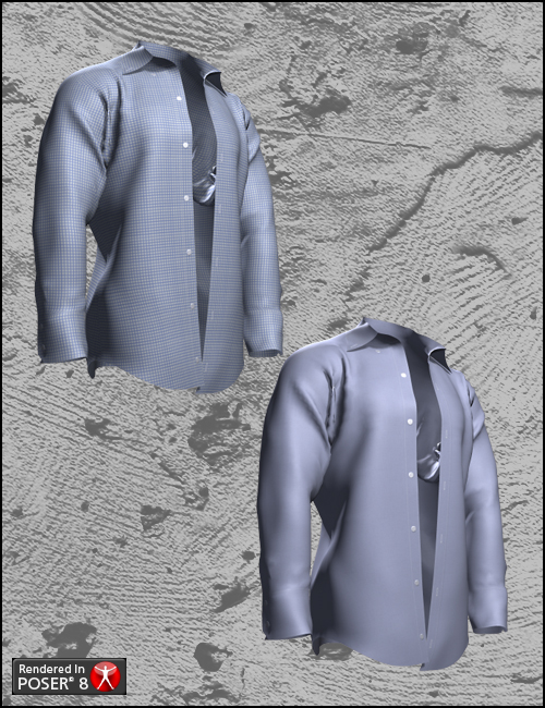 Poser Dynamic Dress Shirt for M4 | Daz 3D