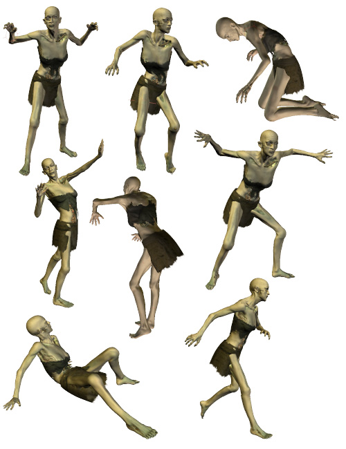 Ghoul Girl Poses | Daz 3D