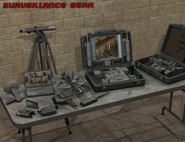 Surveillance Gear | Daz 3D