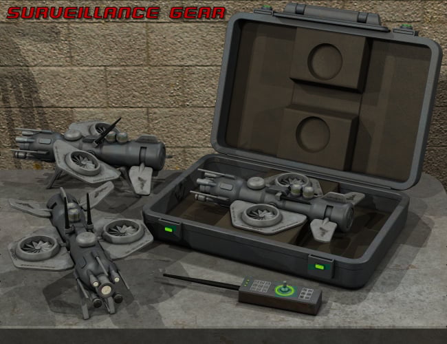 Surveillance Gear | Daz 3D
