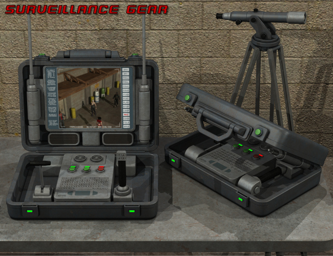Surveillance Gear | Daz 3D