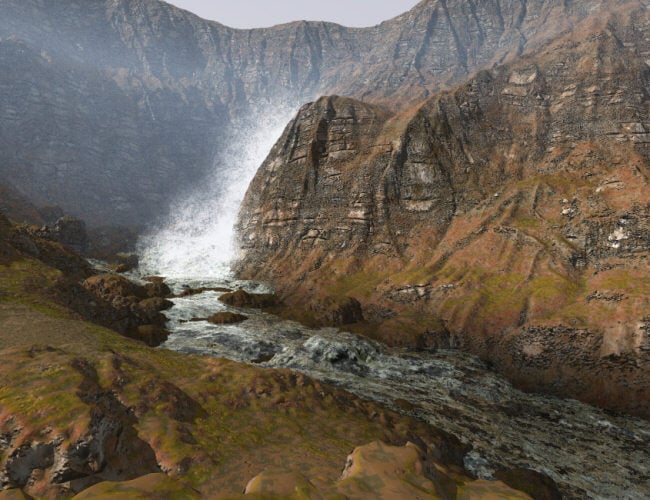 Bryce Pro Landscapes 3 - Falls | Daz 3D
