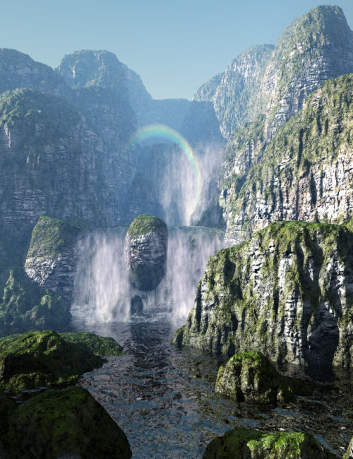 Bryce Pro Landscapes 3 - Falls | Daz 3D