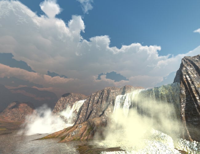 Bryce Pro Landscapes 3 - Falls | Daz 3D