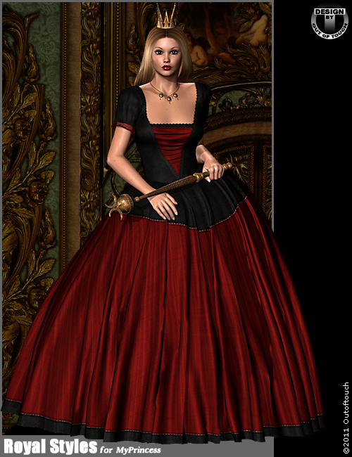 Royal Styles for MyPrincess | Daz 3D