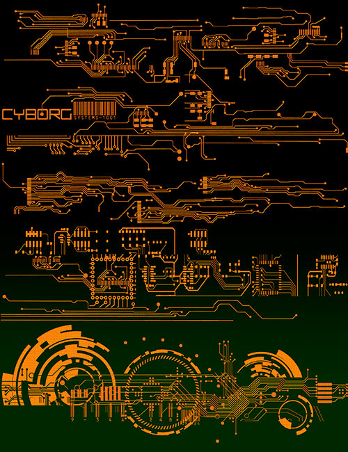 Ron's Cyborg Circuitry | Daz 3D