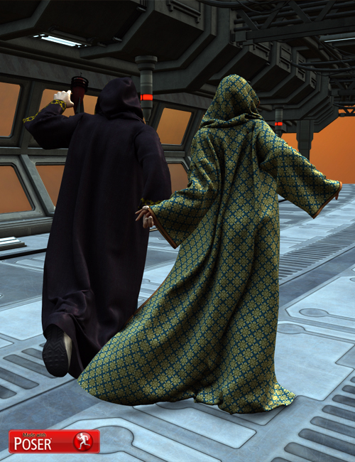 Dynamic Fantasy and Monster Robes Poser Bundle | Daz 3D