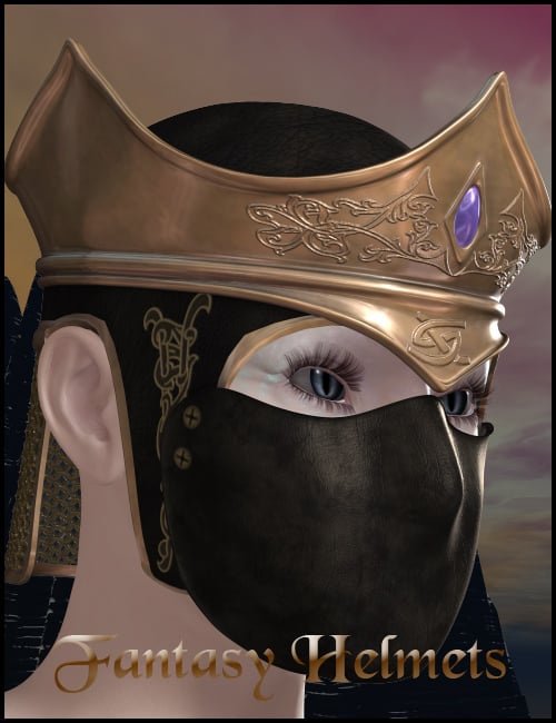 Fantasy Helmets | Daz 3D