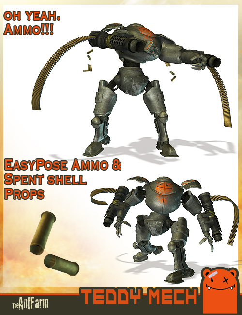 Teddy Mech | Daz 3D