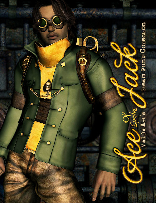 Nick Steampunk Bundle | Daz 3D
