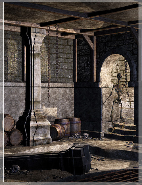 Skeleton Dungeon | Daz 3D