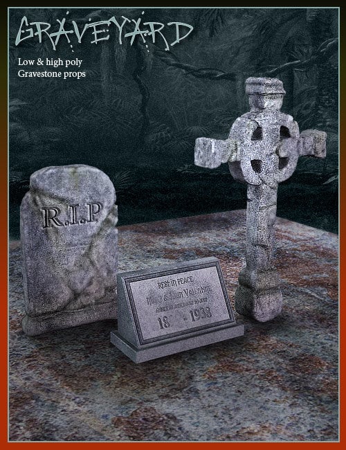 Zombie Graveyard Bundle | Daz 3D