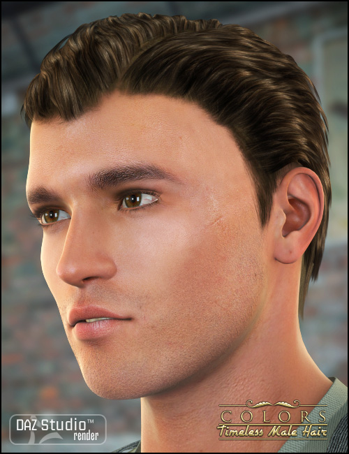 Colors for Timeless Male Hair | Daz 3D