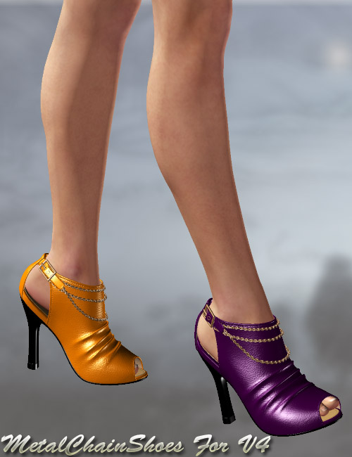 Metal Chain Shoes | Daz 3D