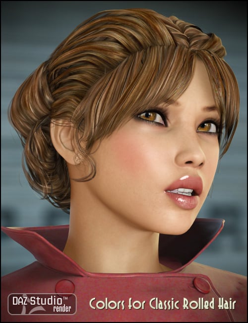 Colors for Classic Rolled Hair | Daz 3D