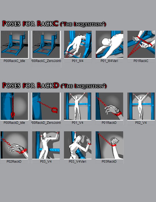 Shackles of the Inquisition: Shackles & Poses | Daz 3D