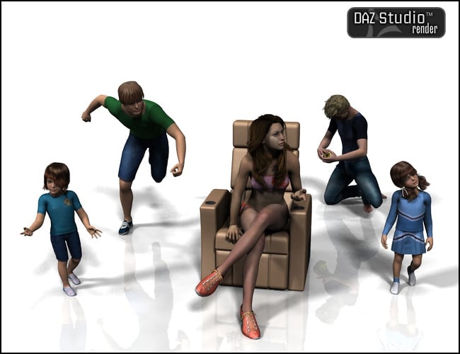 Generation poses | Daz 3D