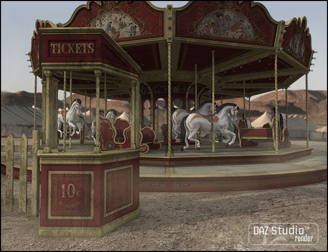 Carnival Carousel | Daz 3D