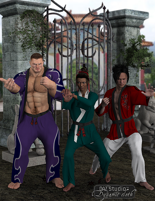 Dynamic Martial Arts Gi Bundle | Daz 3D