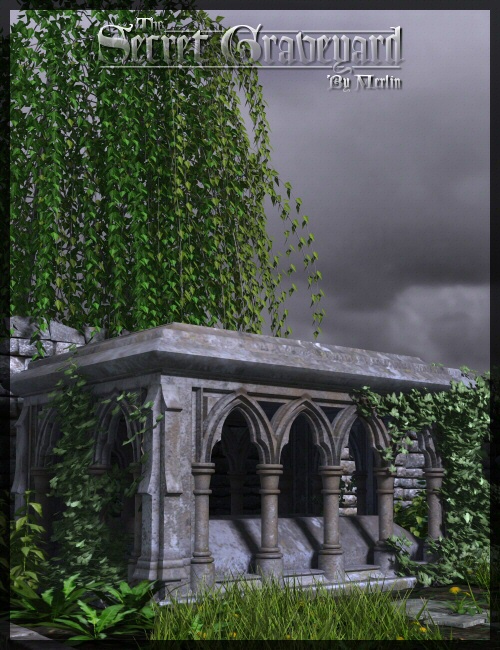 The Secret Graveyard by Merlin | Daz 3D