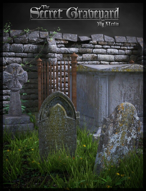 The Secret Graveyard by Merlin | Daz 3D
