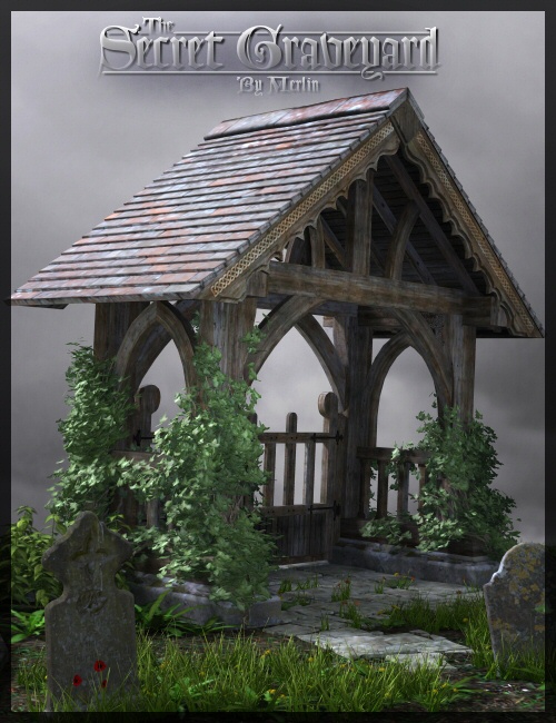 The Secret Graveyard by Merlin | Daz 3D