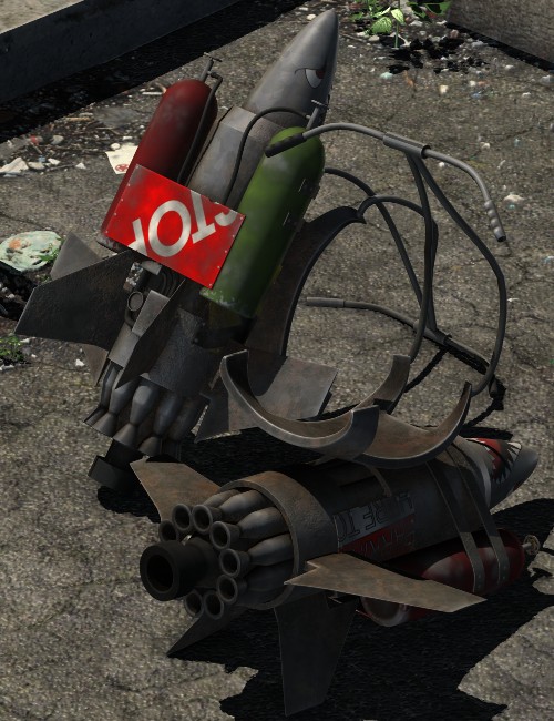 Retro and Junkyard Jetpacks | Daz 3D