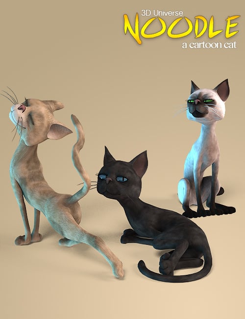 Noodle the Toon Cat | Daz 3D