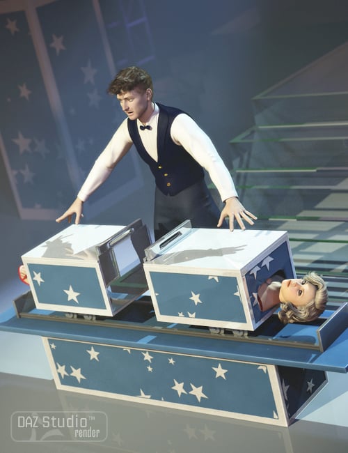 Stage Magician Props | Daz 3D